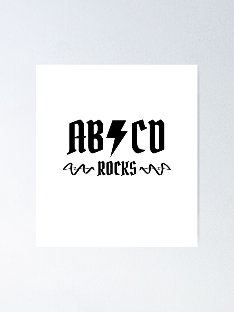 "ABCD Rock - Back to School - Ready to crush Kindergarten" Poster by ...