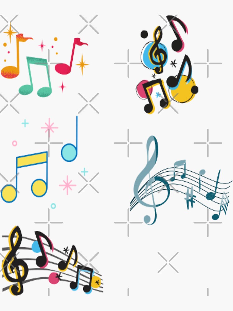"Music sticker pack" Sticker by RedMinute | Redbubble