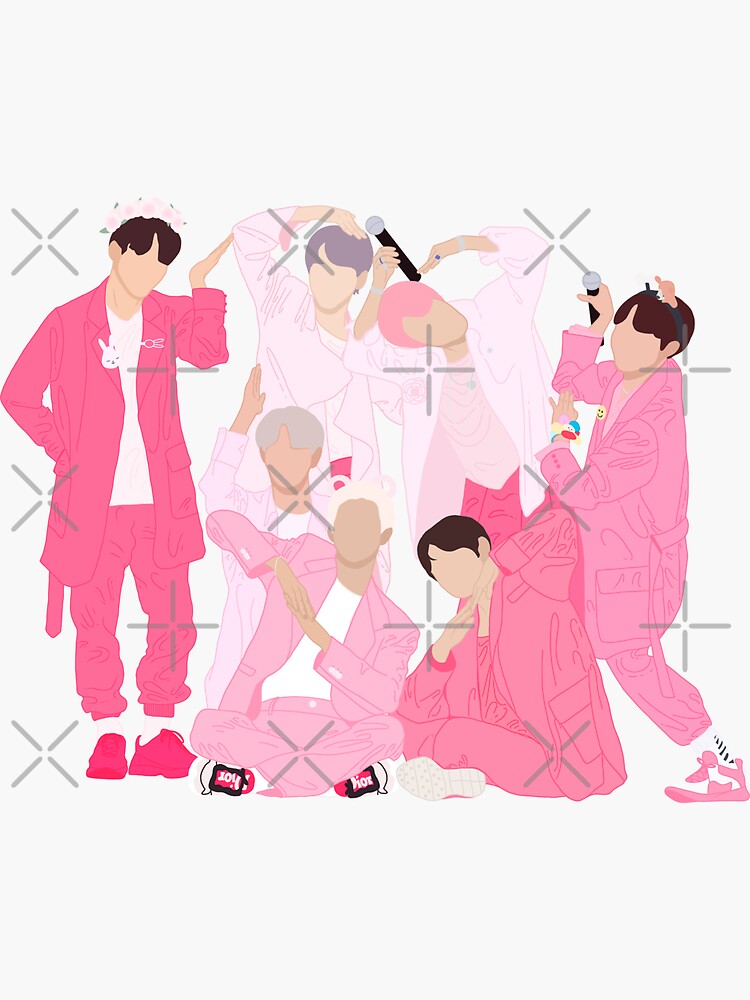 "BTS Persona heart" Sticker for Sale by Liluna | Redbubble