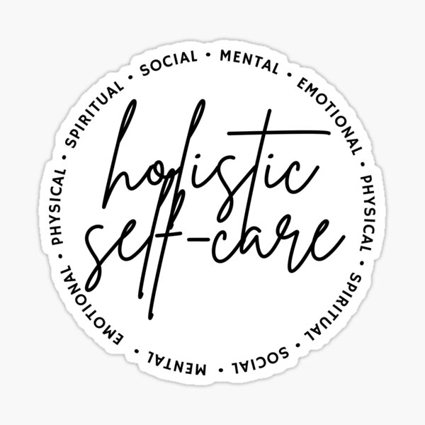 "Holistic Self-Care" Sticker for Sale by pelicathorn | Redbubble