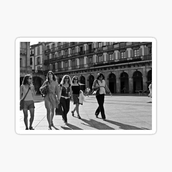 "Ladies of San Sebastian" Sticker for Sale by ansaharju | Redbubble