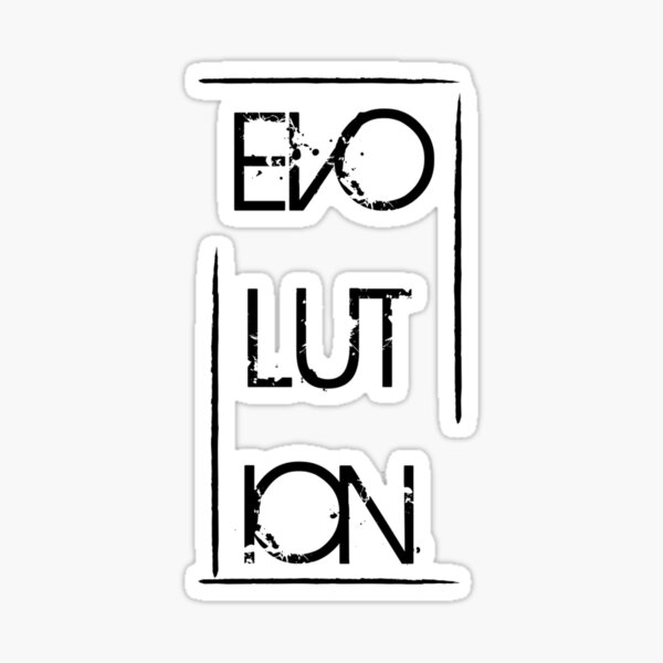"Evolution" Sticker for Sale by Daluyong | Redbubble
