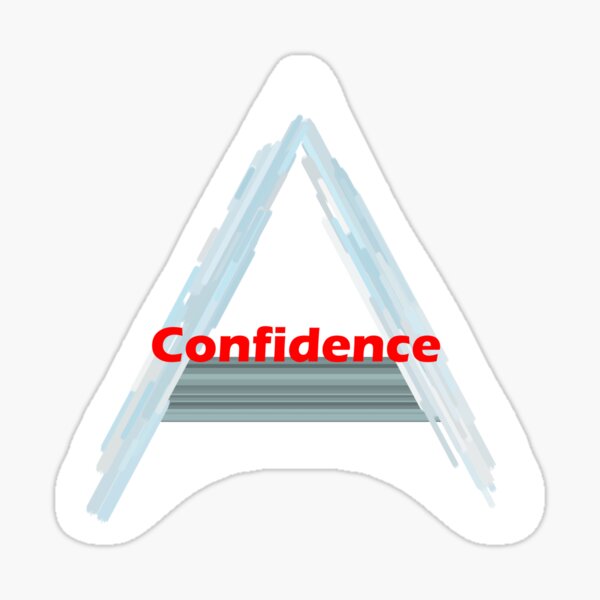 "Confidence" Sticker for Sale by NootopiaLoot | Redbubble