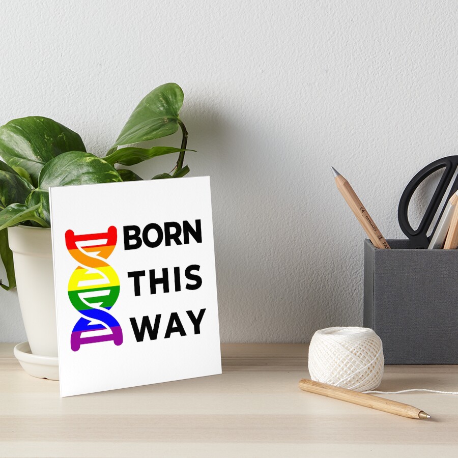 "Born This Way Rainbow DNA - Pride Month, Happy Pride!, Gay Pride ...