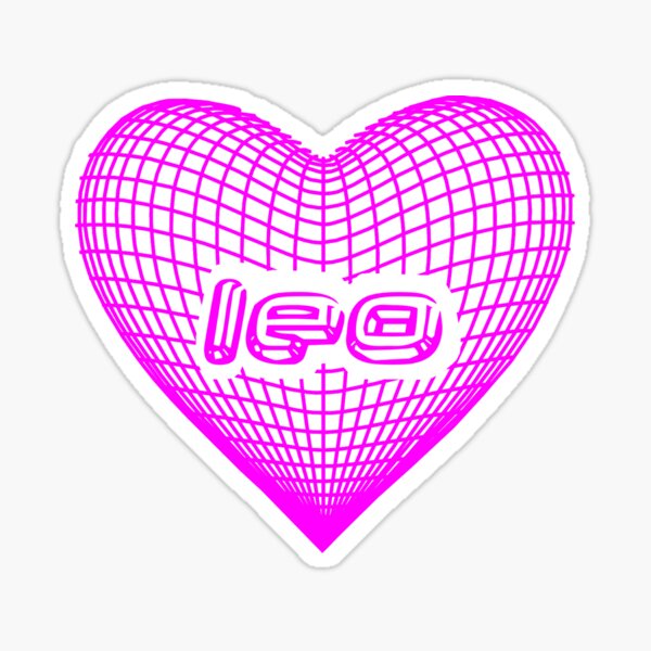 "Leo y2k" Sticker for Sale by TheZodiacSpot | Redbubble