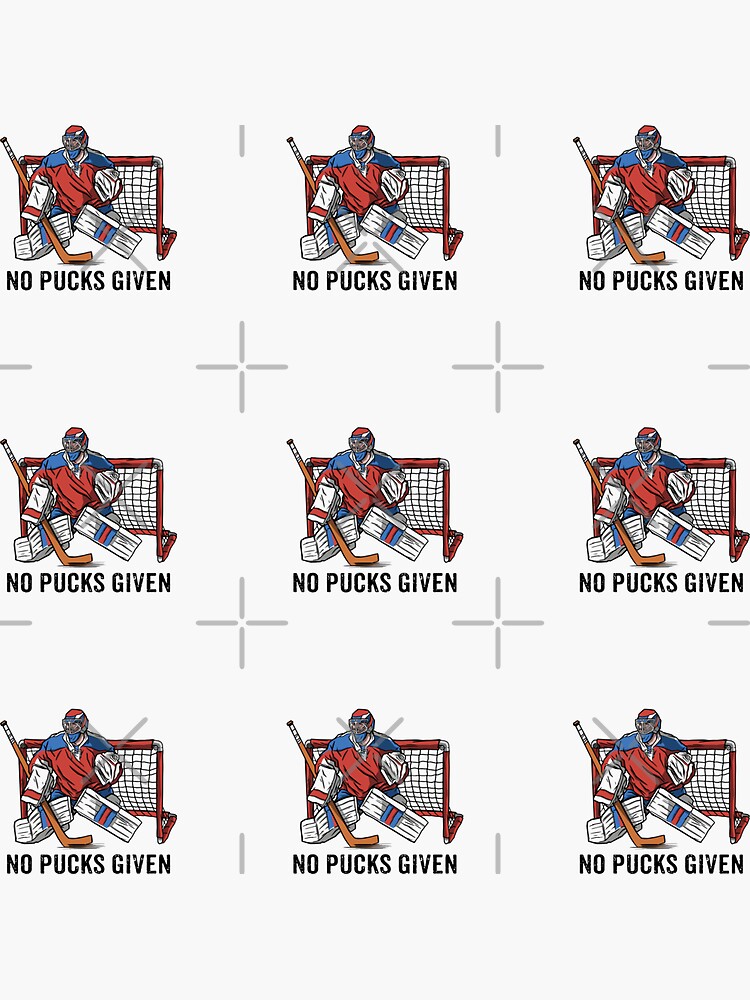 "No Pucks Given Sticker Pack " Sticker for Sale by sunilbelidon | Redbubble