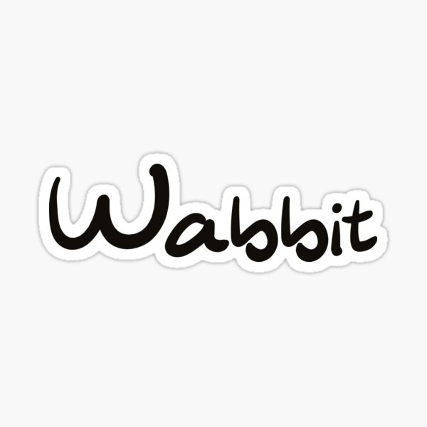 Sticker: Wabbit | Redbubble