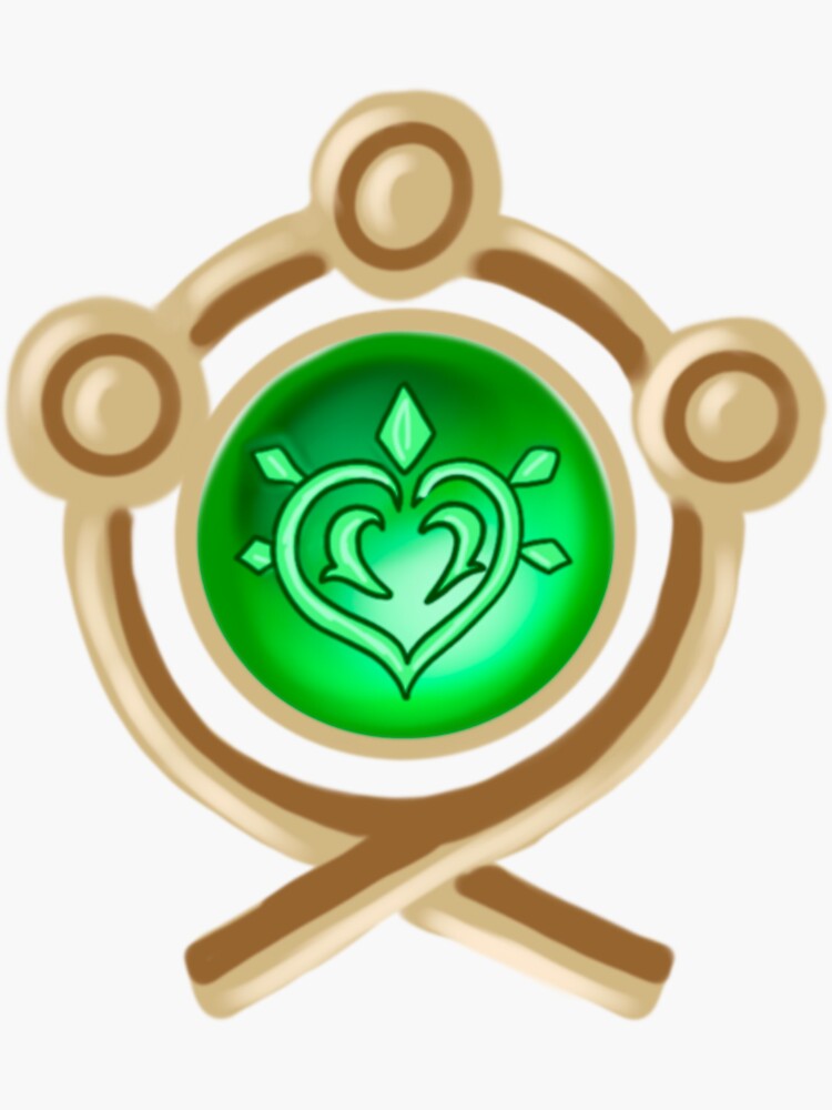 "Inazuma Dendro Vision" Sticker for Sale by Chillyrose | Redbubble