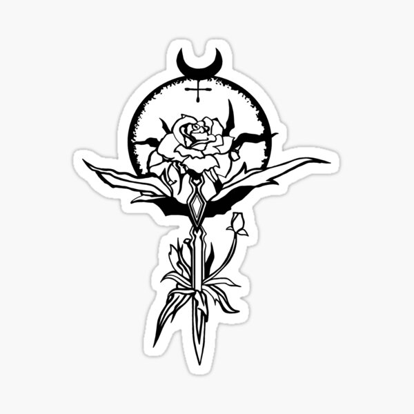 "Resident Evil Village lady Dimitrescu daughters symbol " Sticker for ...