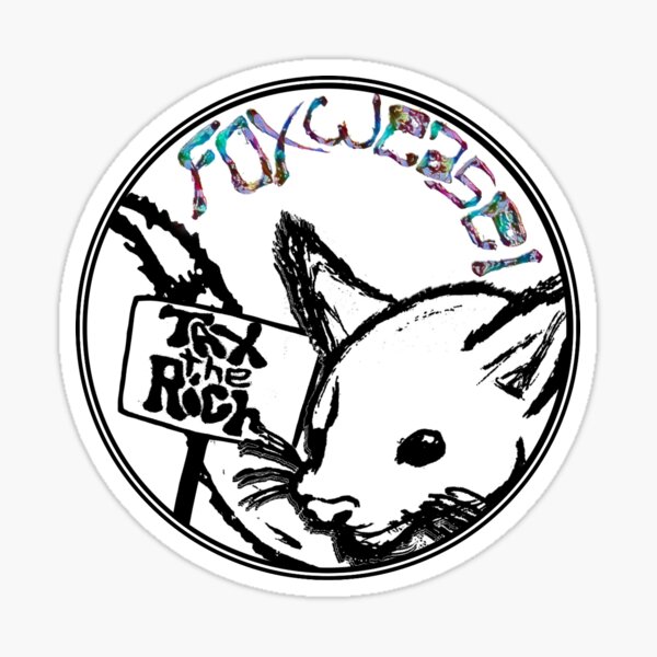 "Round logo" Sticker for Sale by FoxweaselMerch | Redbubble