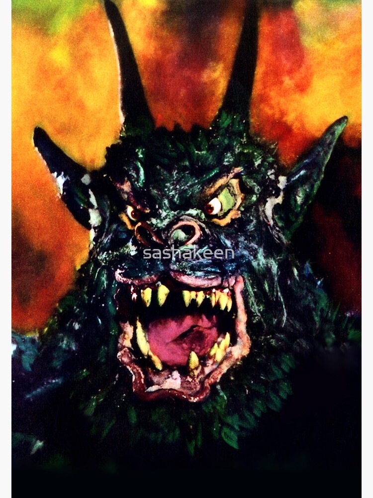 "Curse of the Demon" Canvas Print by sashakeen | Redbubble