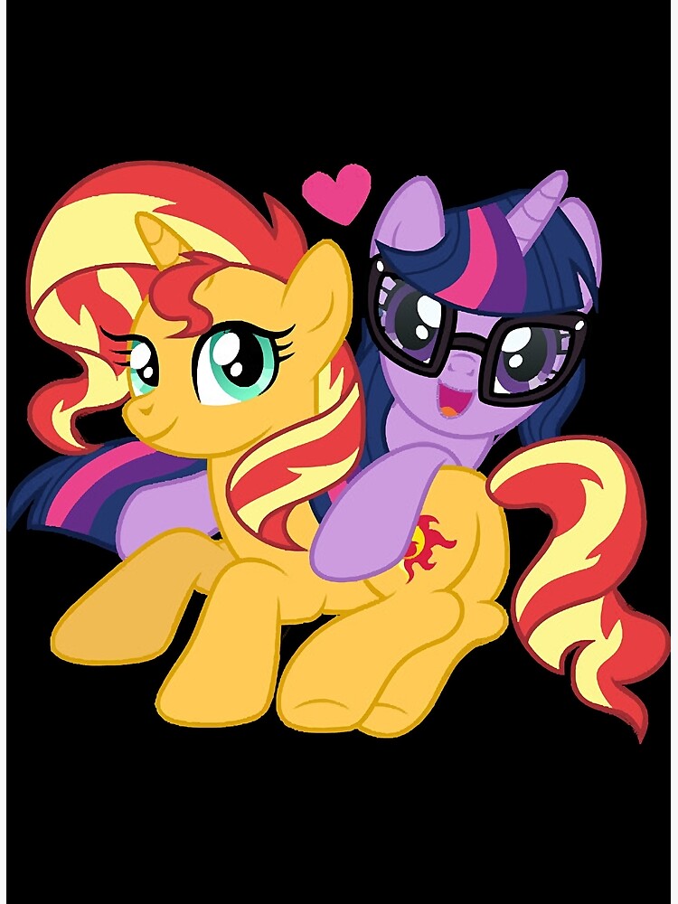 "Sunset Shimmer and Twilight Sparkle " Poster for Sale by Jaelen2000 ...