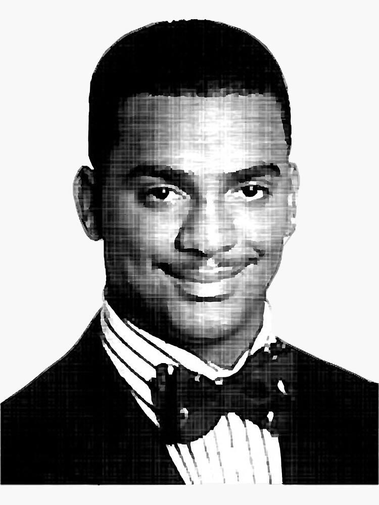 "Carlton Banks " Sticker for Sale by Nikita19es | Redbubble