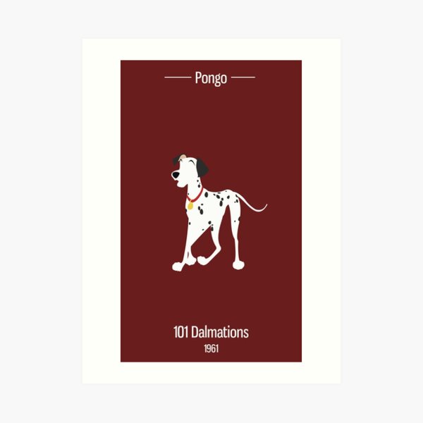 "Pongo Illustration" Art Print by realGabe | Redbubble