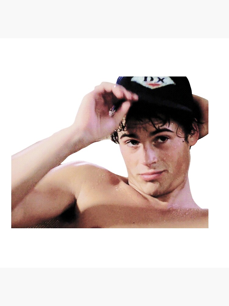 "Young Rob Lowe" Poster for Sale by inspiredtiger | Redbubble