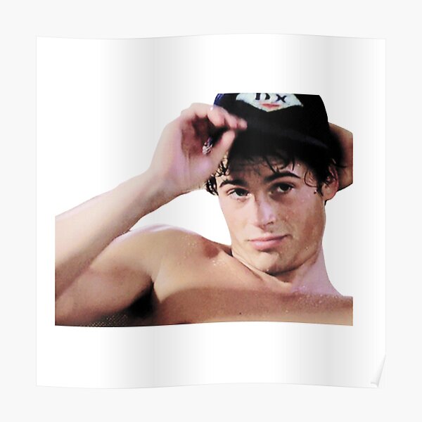 "Young Rob Lowe" Poster for Sale by inspiredtiger | Redbubble