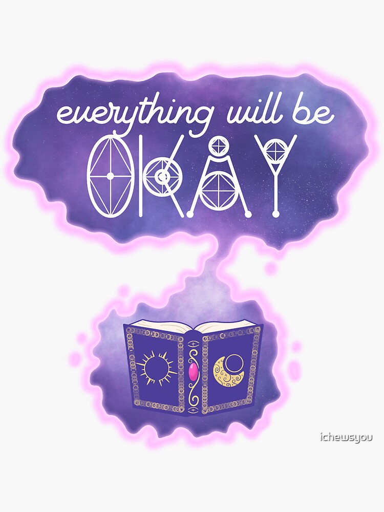 "Helluva Boss Stolas and Octavia Grimoire Magic Spell Book " Sticker ...