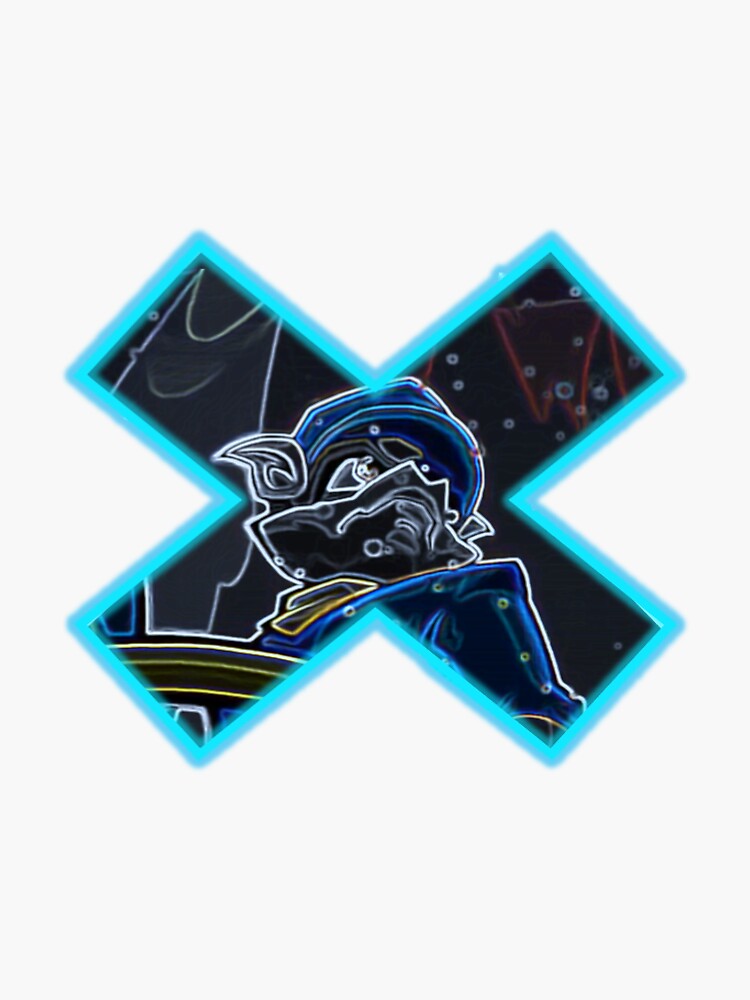 "Retro Sly Cooper / PlayStation Neon " Sticker by cosmicestral | Redbubble