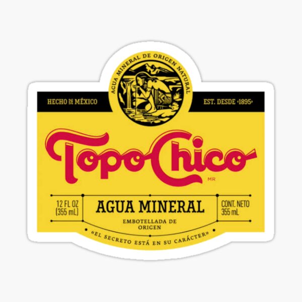 "Topo Chico" Sticker for Sale by Shop-Stickers-s | Redbubble