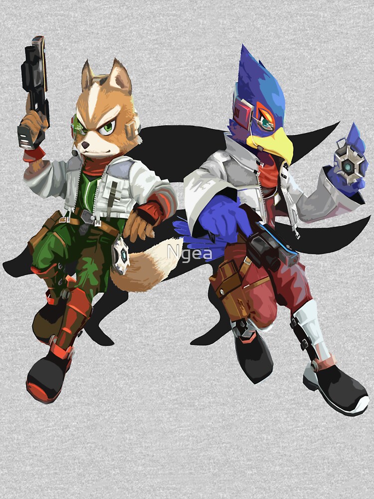 "Fox and Falco" T-shirt for Sale by Ngea | Redbubble | fox t-shirts ...