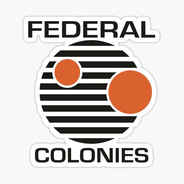 "Total Recall Federal Colonies Logo" Sticker for Sale by fireflied ...