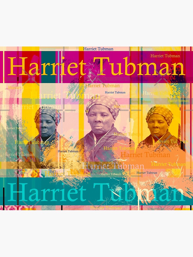 "Harriet Tubman portrait, aesthetic collage with famous people, famous ...