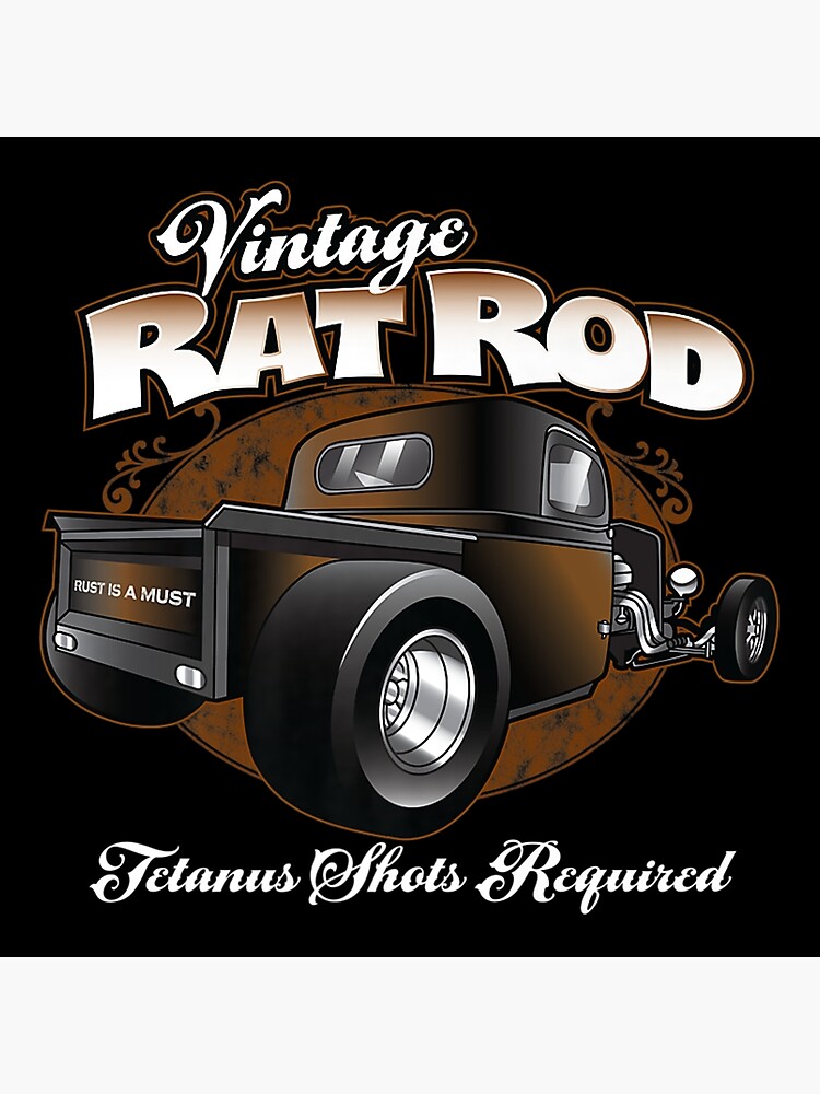 "Vintage Rat Rod Pickup Truck Hot Rod" Poster for Sale by jaimezhhfletc ...