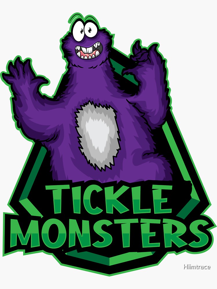 "Tickle Monsters Team Logo" Sticker for Sale by Hiimtrace | Redbubble