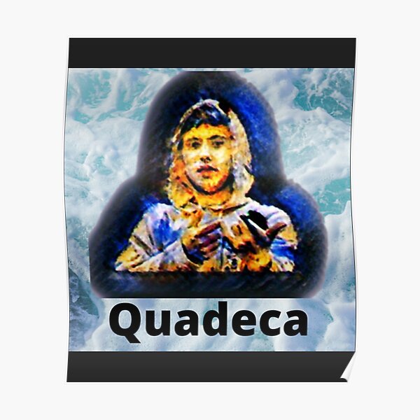 "Quadeca Caps" Poster for Sale by StomBeeArt | Redbubble