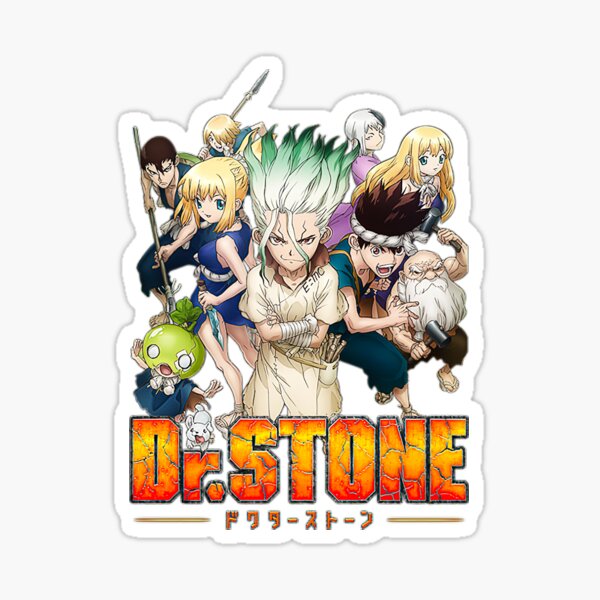 "Dr Stone" Sticker for Sale by jotaroo05 | Redbubble