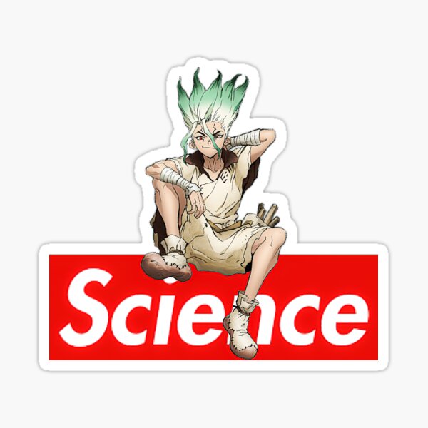 "Dr Stone" Sticker for Sale by jotaroo05 | Redbubble