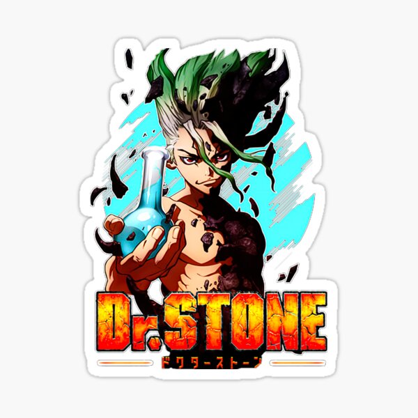 "Dr Stone" Sticker for Sale by jotaroo05 | Redbubble