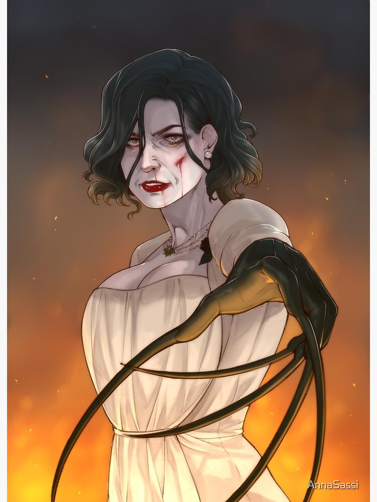 "Lady Dimitrescu" Art Board Print for Sale by AnnaSassi | Redbubble