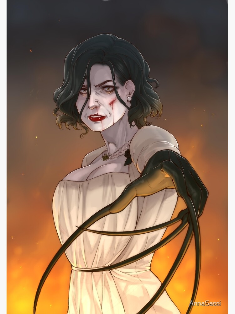 "Lady Dimitrescu" Poster for Sale by AnnaSassi | Redbubble