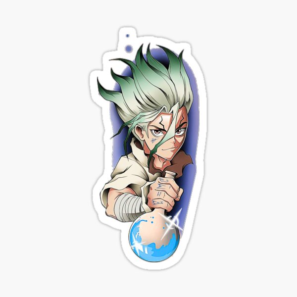 "Dr Stone" Sticker for Sale by jotaroo05 | Redbubble