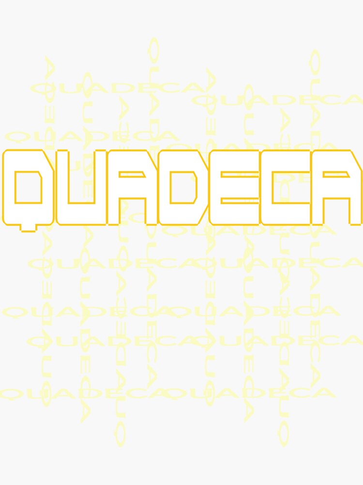 "Quadeca Classic" Sticker for Sale by StomBeeArt | Redbubble