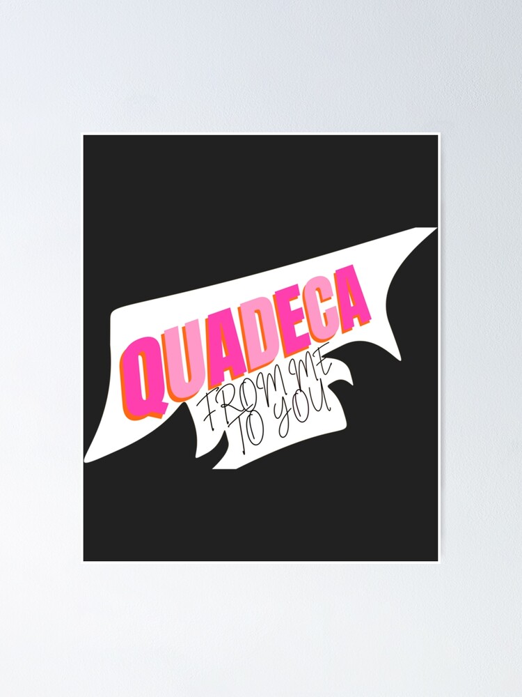 "quadeca for me to you Active" Poster by StomBeeArt | Redbubble