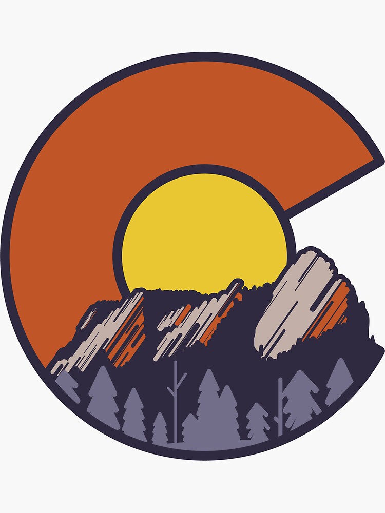 "Flatirons Boulder Colorado" Sticker for Sale by MorganGutshall | Redbubble