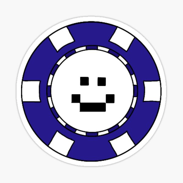 Pegatina «ficha de juego quackitys» de sarxhnotfound | Redbubble