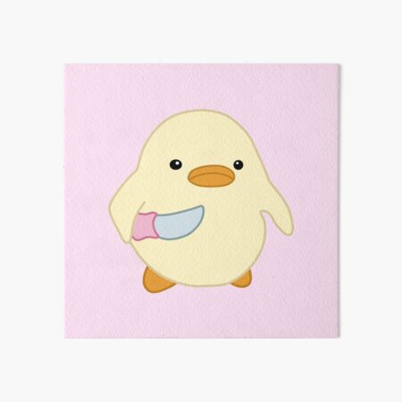 "Duck with Knife Meme" Art Board Print for Sale by zizouuu | Redbubble