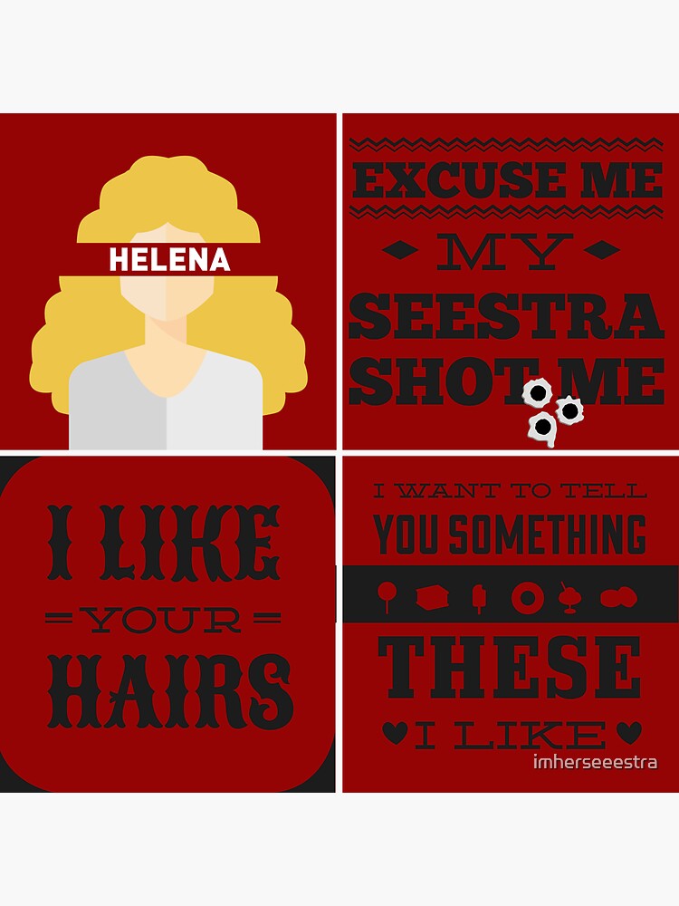"Orphan Black - Helena" Sticker for Sale by imherseeestra | Redbubble