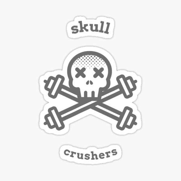 "Skull Crushers Workout Tricep Exercise" Sticker for Sale by ...