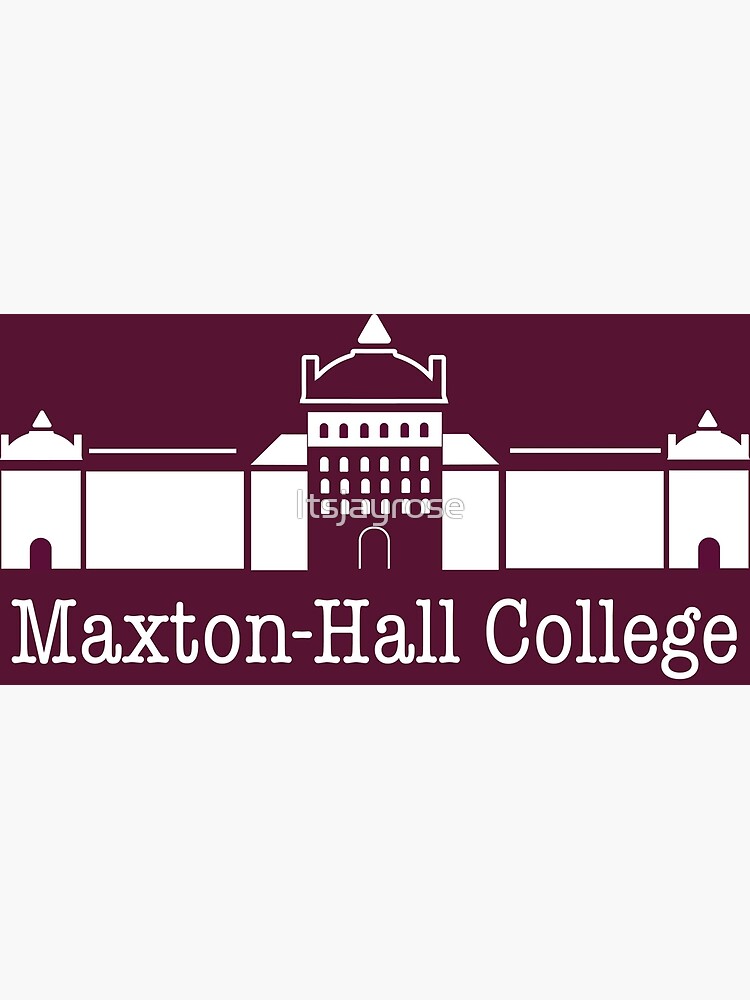 "Maxton-Hall College logo inspired by the Maxton-Hall line by Mona ...