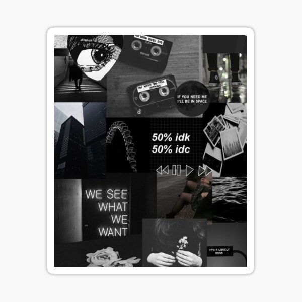 "Dark aesthetic" Sticker for Sale by Tisha1406 | Redbubble
