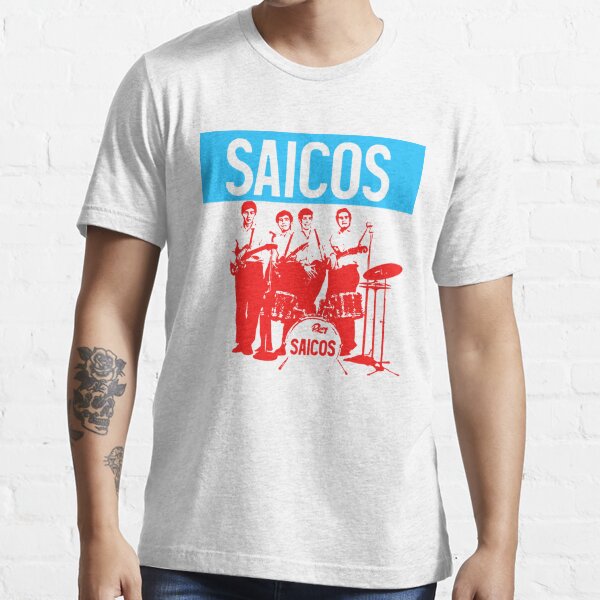 "Punk Bands LOS SAICOS" T-shirt for Sale by Guerra087 | Redbubble ...