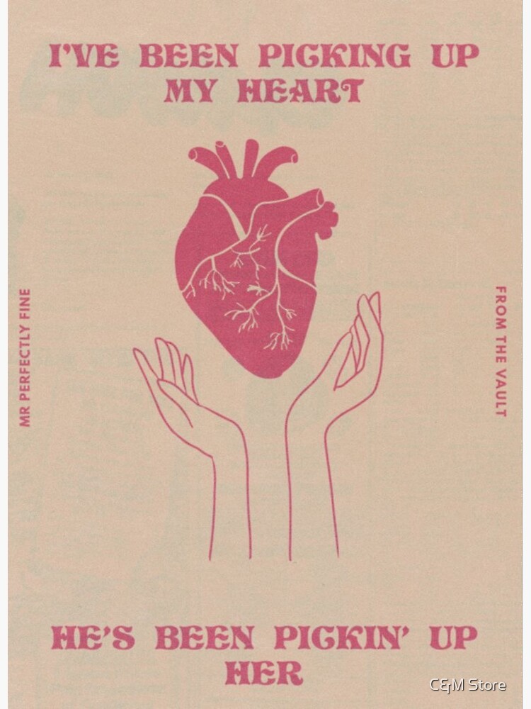 "Taylor Swift Mr Perfectly Fine" Sticker by Claudia-Madison | Redbubble