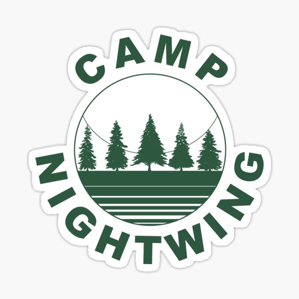 "Fear Street 1978 Camp Nightwing logo" Sticker for Sale by GinaBirki ...