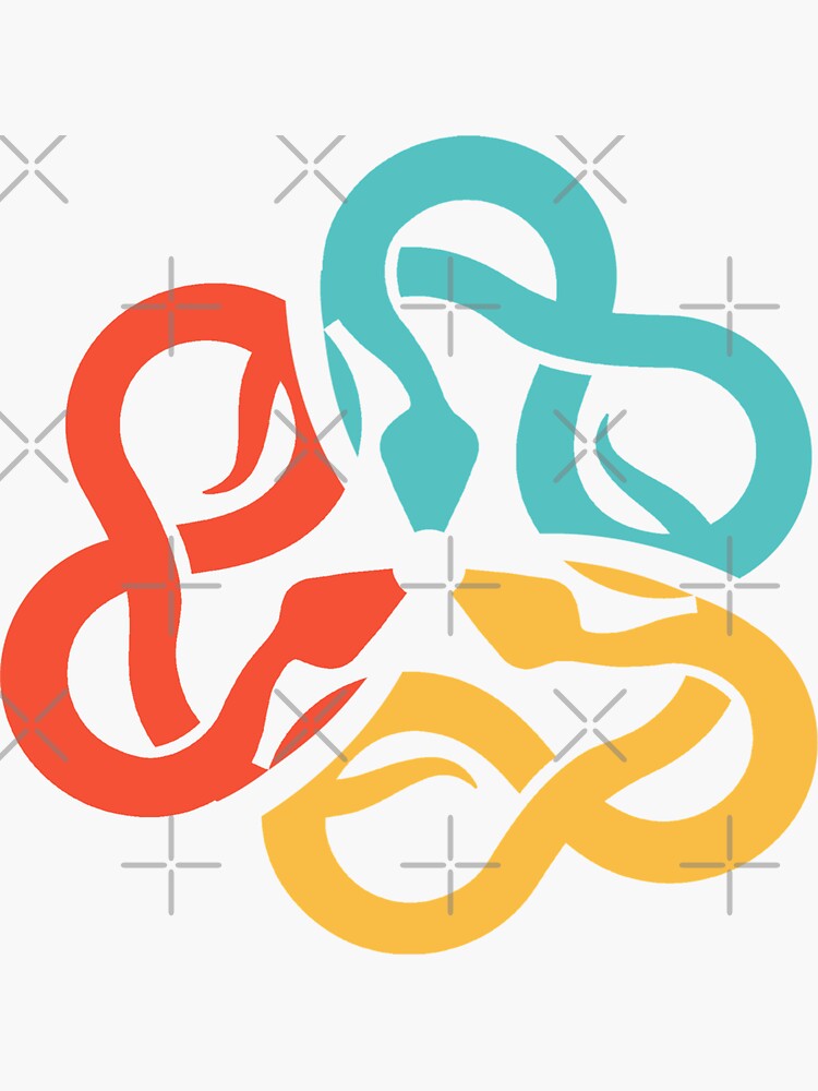 "Syntec Syphus snake fusion logo" Sticker for Sale by YOStudios | Redbubble