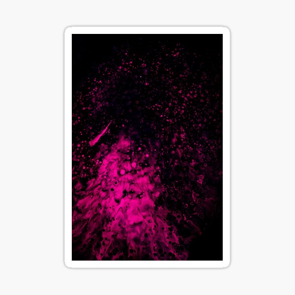 "Pink Paint Splash 2" Sticker for Sale by designdome | Redbubble