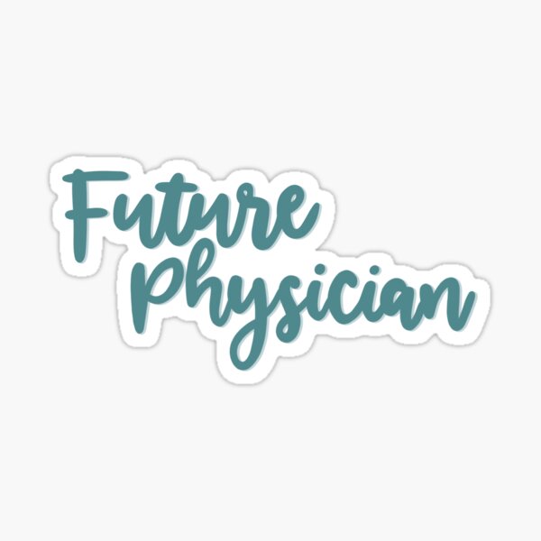 "Future Physician - Career" Sticker for Sale by lolalistic | Redbubble